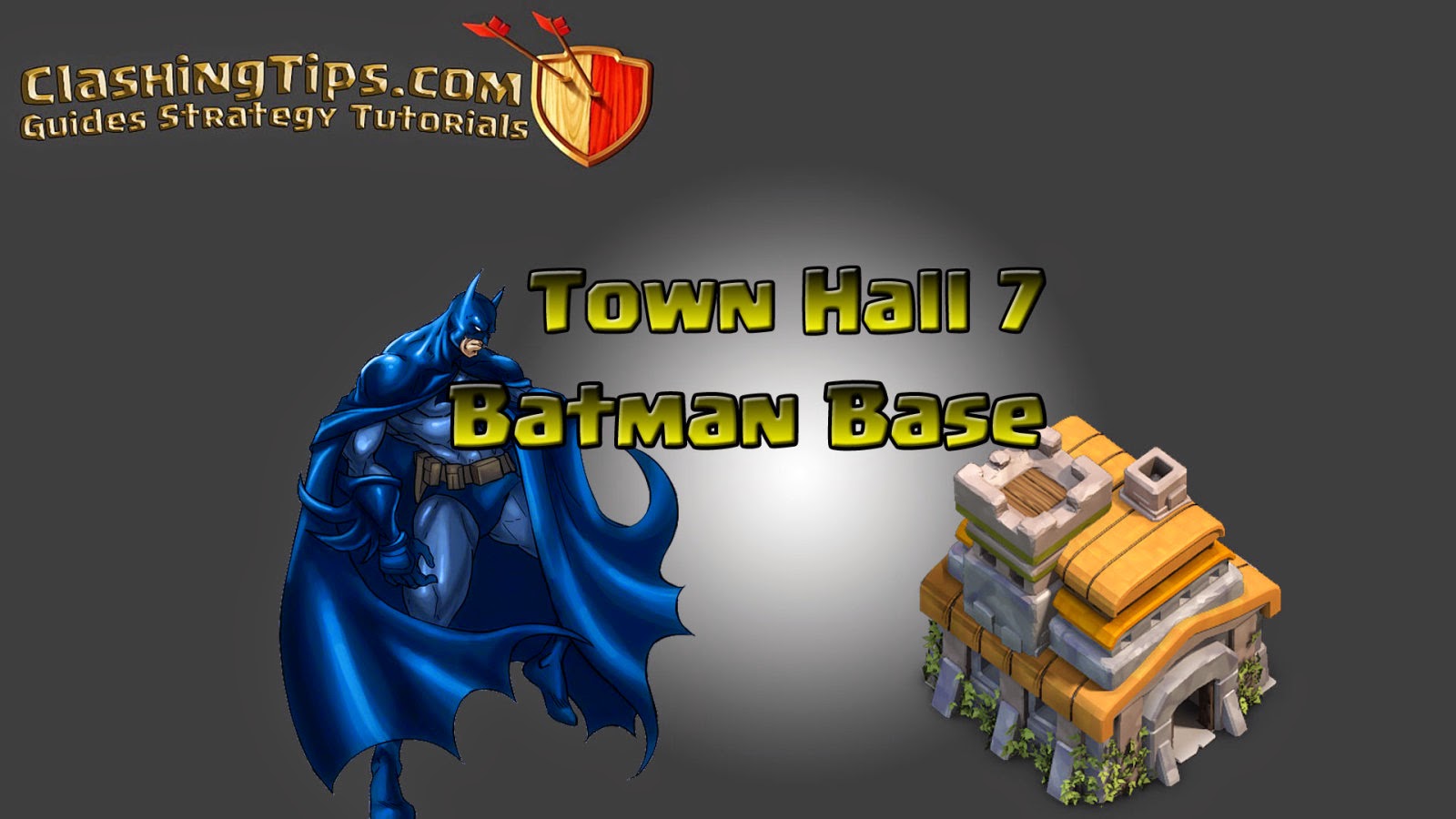 Town Hall 7 Batman Base Design + Speedbuild Video - COC Strategy
